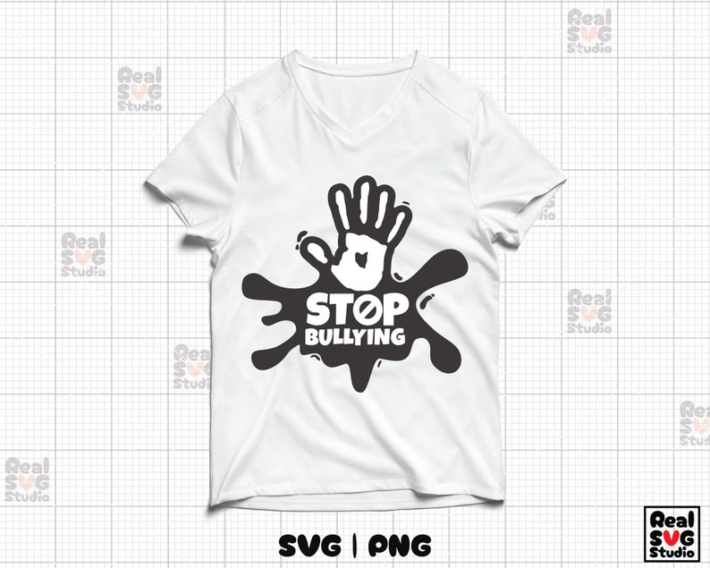 Stop Bullying SVG PNG Anti Bullying Shirt Svg Be Kind Svg Kindness Svg ...