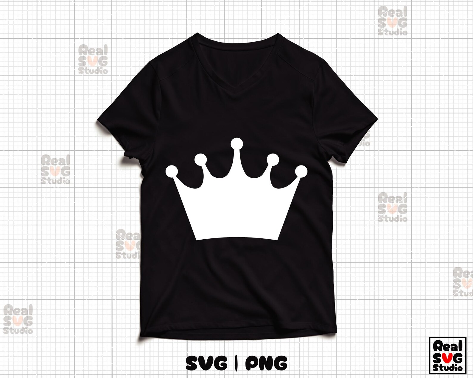 Royal Crown SVG PNG: Queen, Princess, King Cut File (digital Download ...