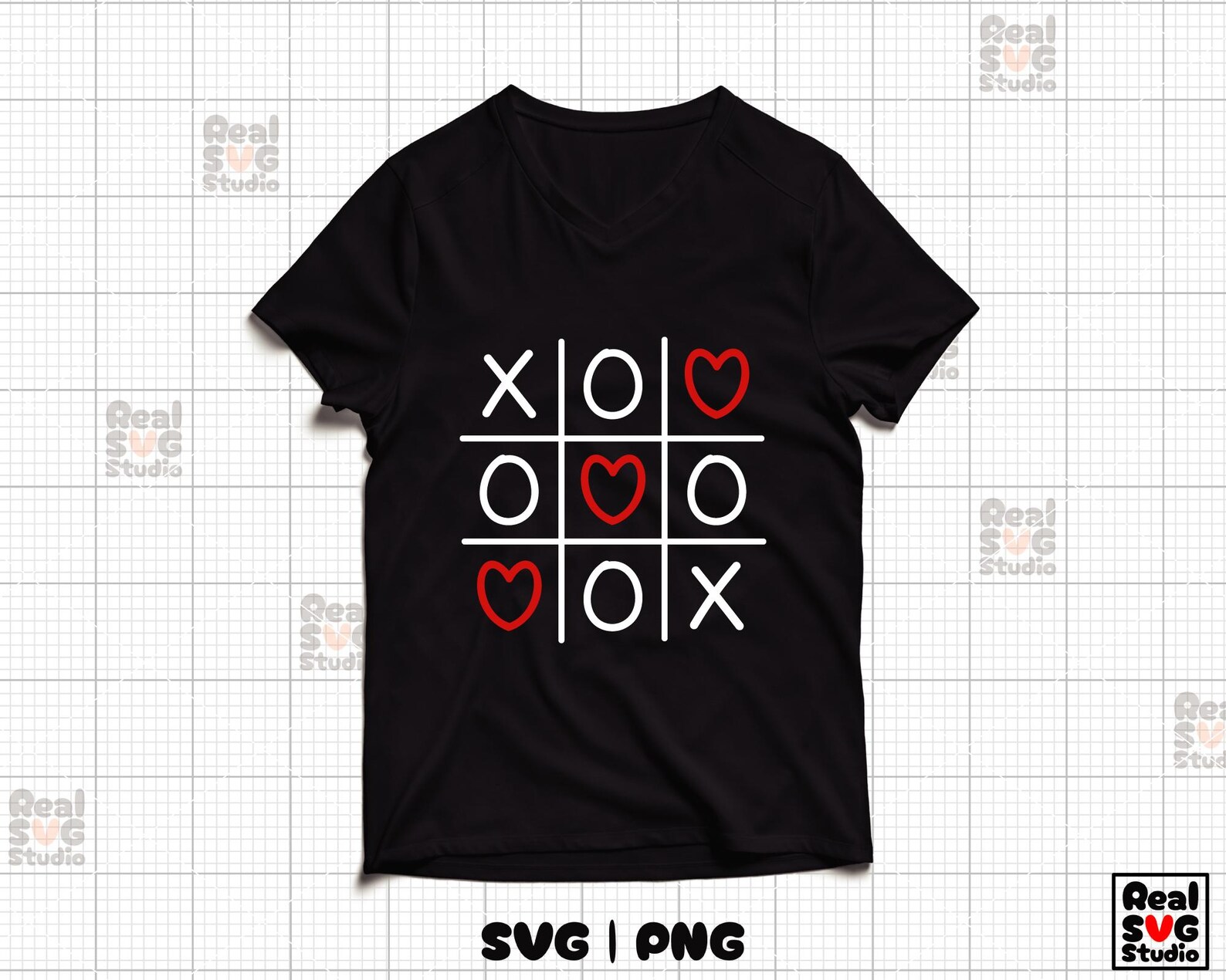 XOXO Valentines Day Svg Png | Tic Tac Toe Valentines Shirt Design ...