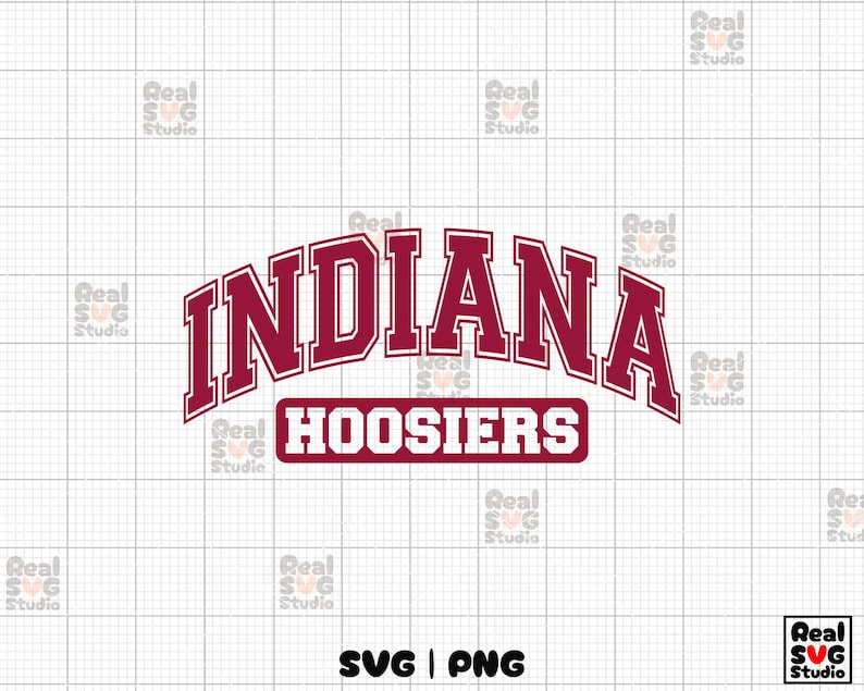 Indiana Hoosiers Football (digital File: Svg and Png) - Etsy