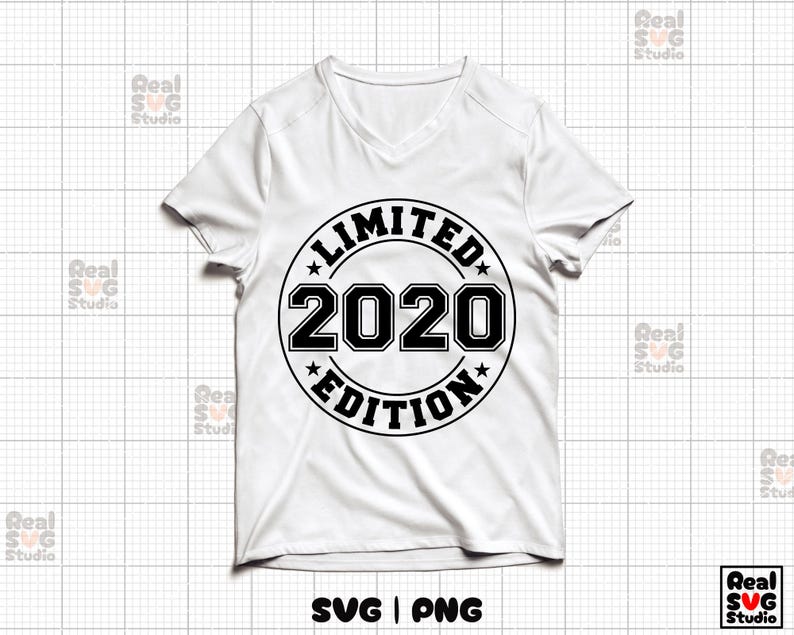 Limited Edition 2020 SVG, PNG: Birthday Cut File - Etsy