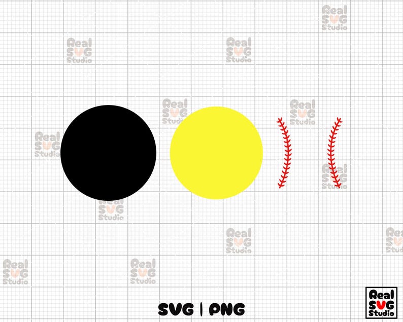 Softball SVG & PNG Files: Sport Silhouette Cut Files (instant Download ...