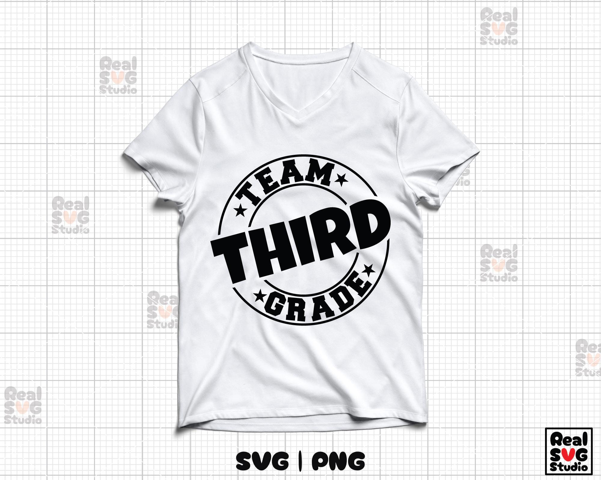Team Third Grade SVG, PNG | First Day of School Svg | Back to School ...