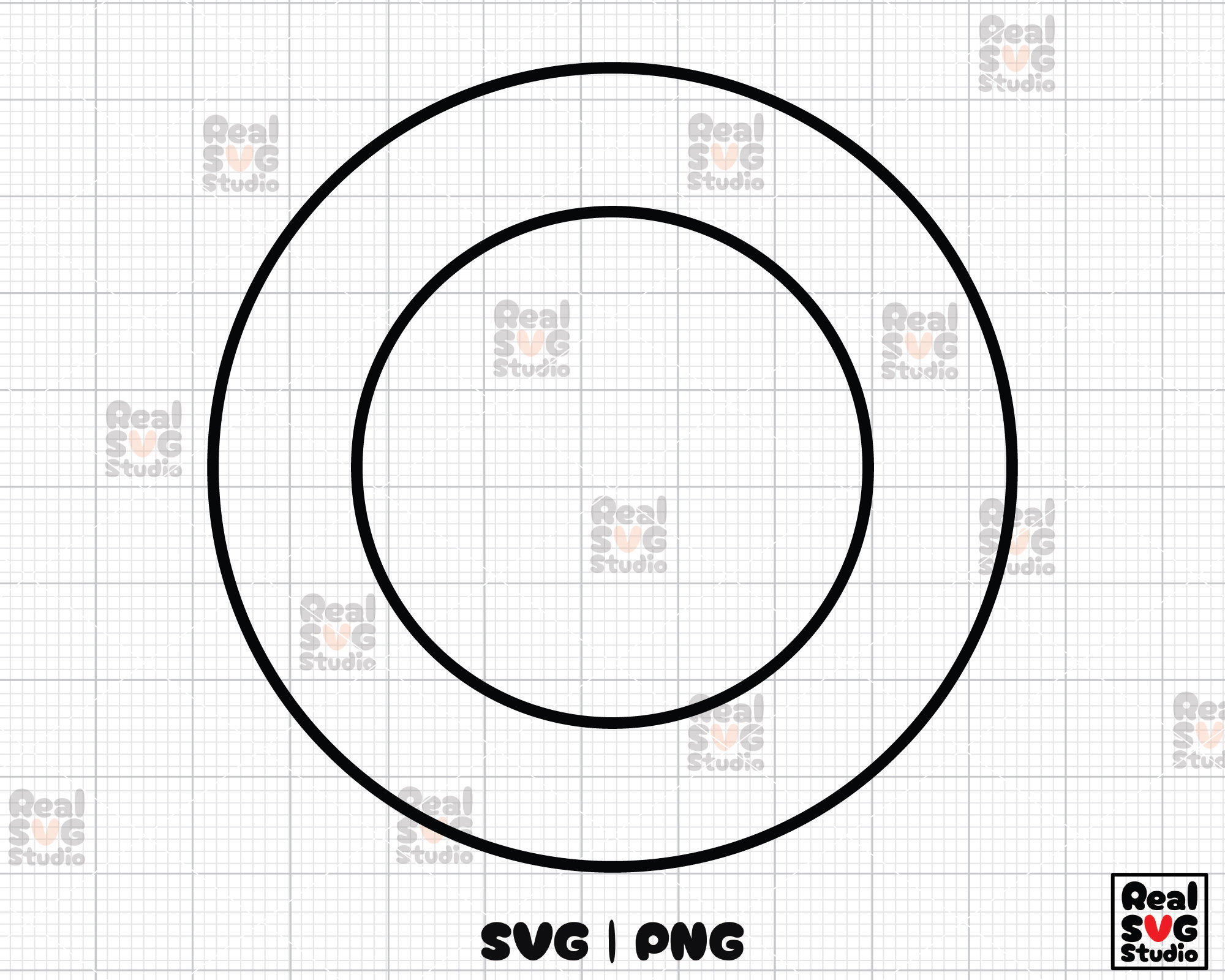 Double Circle Split Nameframe Bundle SVG PNG | Digital Download ...