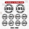 Limited Edition 2008 SVG, PNG | Birthday Svg | Est 2008 Shirt Svg ...