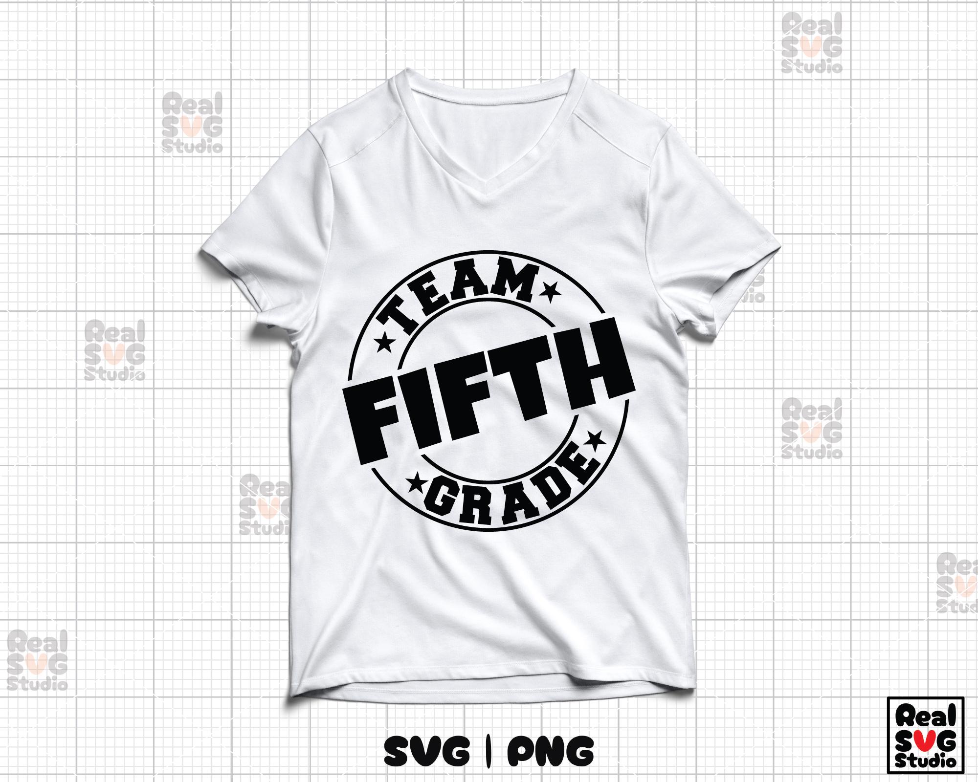 Team Fifth Grade SVG PNG: Back to School Shirt Design - Etsy