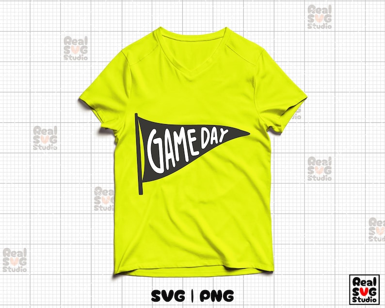 Game Day Pennant SVG PNG: Sports Team Cut File (digital Download) - Etsy