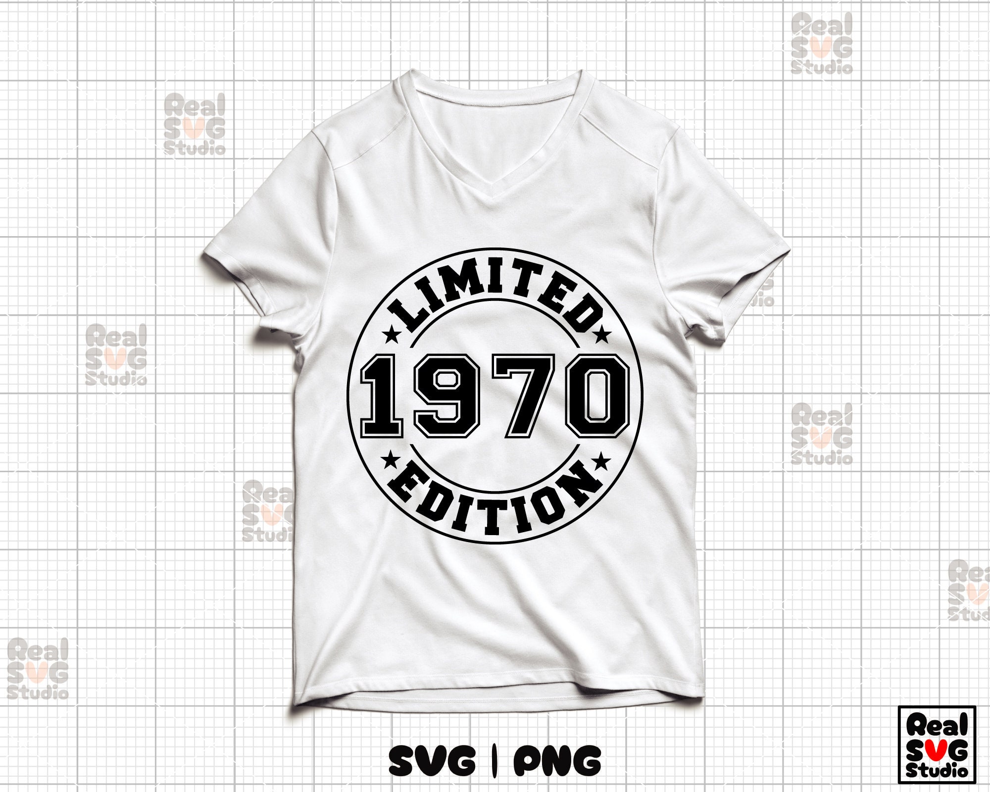 1970 Limited Edition SVG, PNG : 55th Birthday Cut Files - Etsy