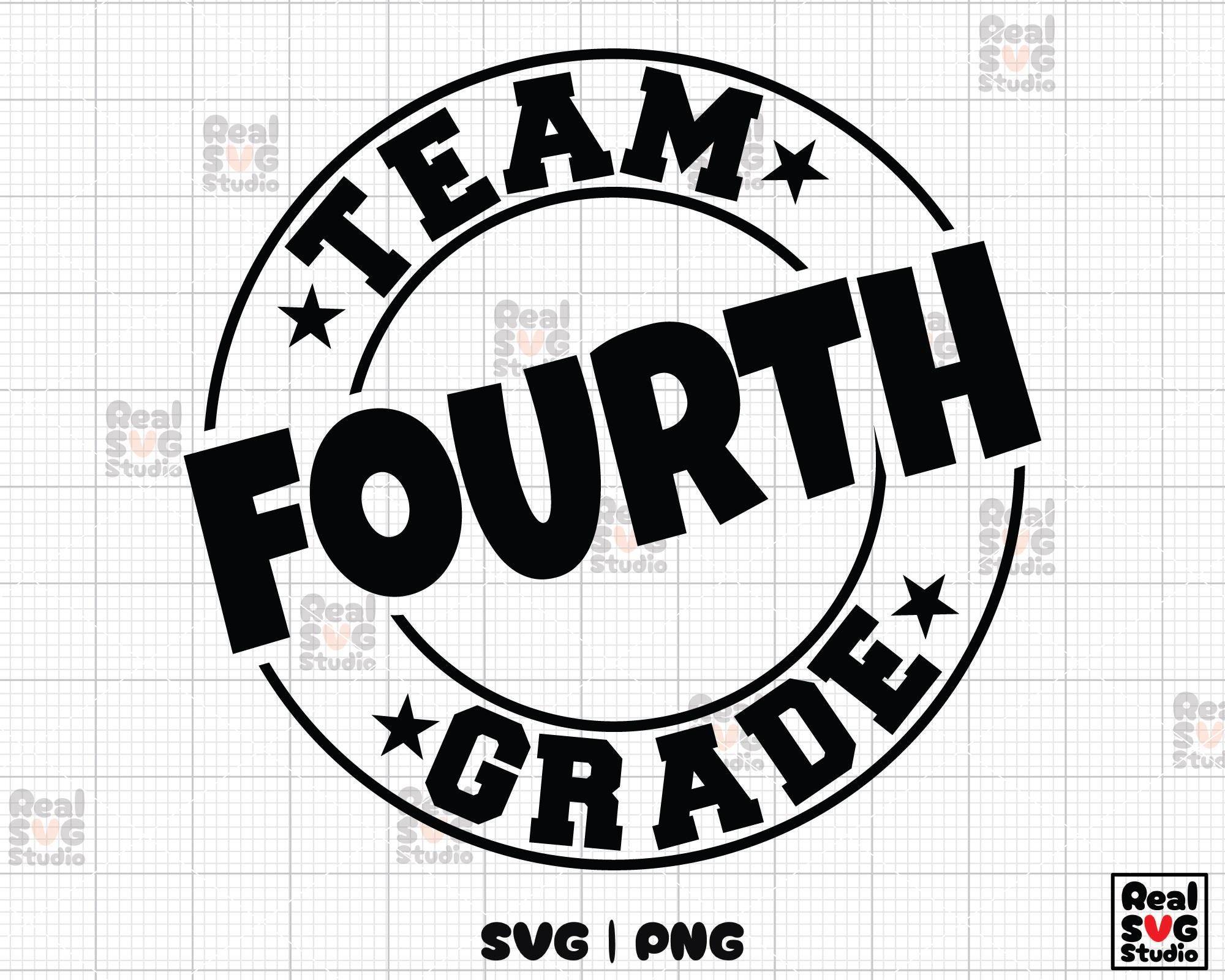 Team Fourth Grade SVG PNG | First Day of School Svg | Back to School ...