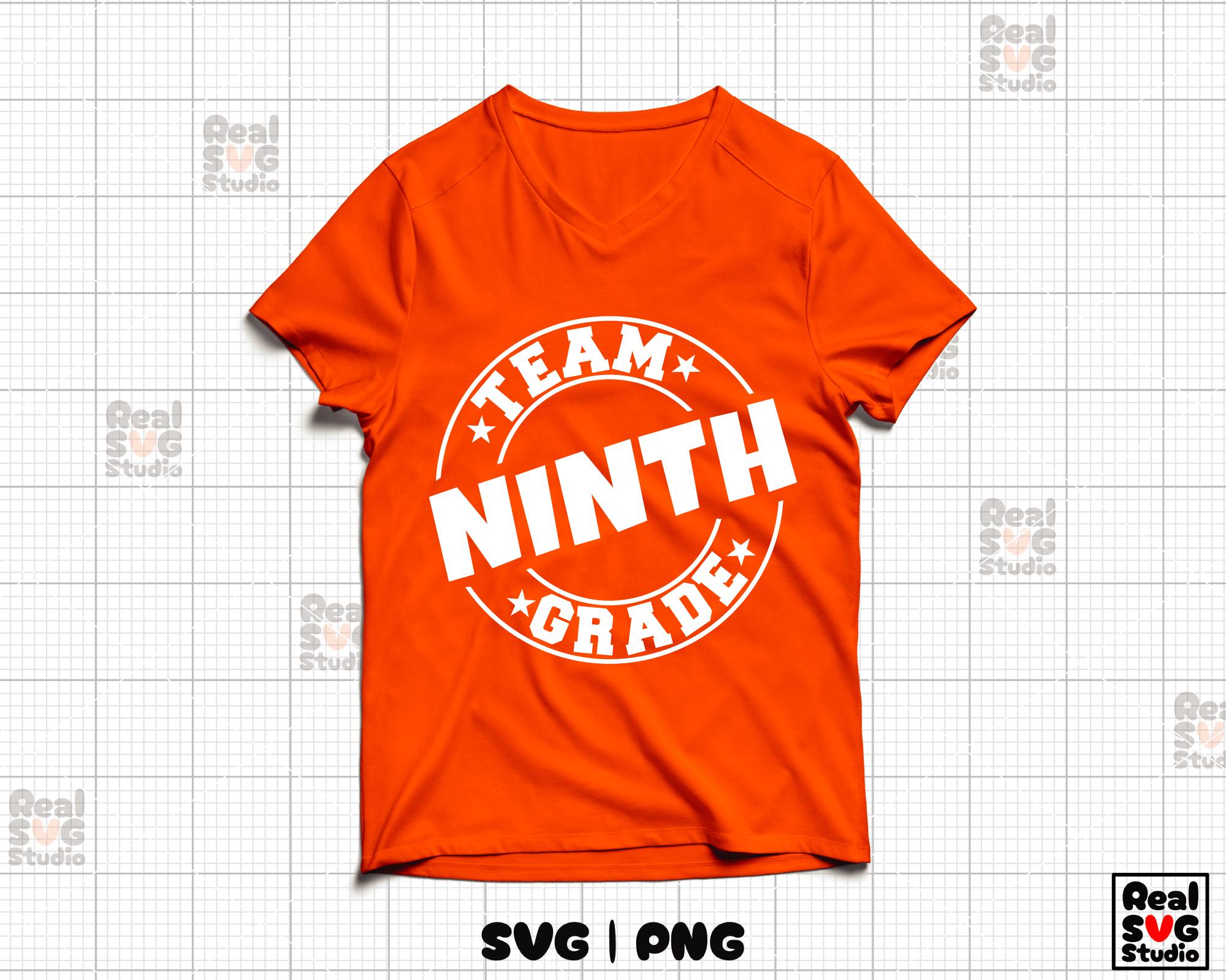Team Ninth Grade SVG PNG: Back to School Shirt Design - Etsy