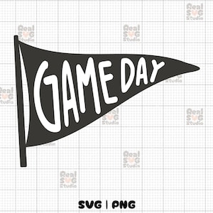 Game Day Pennant SVG PNG: Sports Team Cut File (digital Download) - Etsy