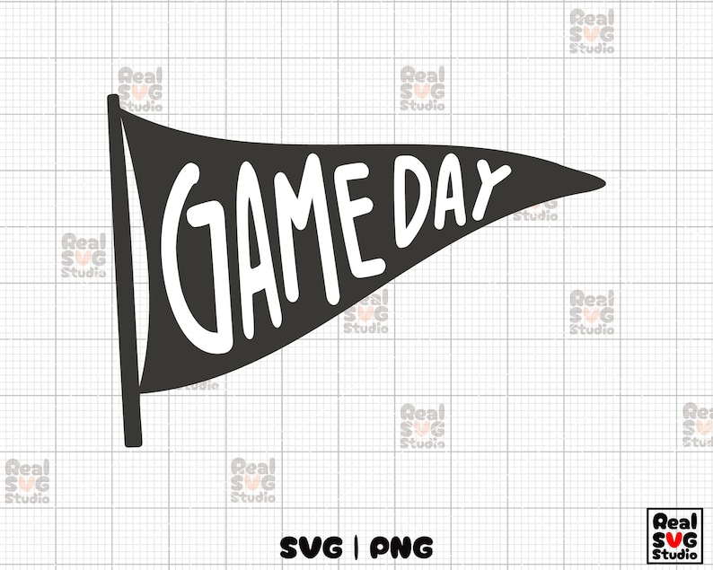 Game Day Pennant SVG PNG | Football, Baseball, Softball, Soccer ...