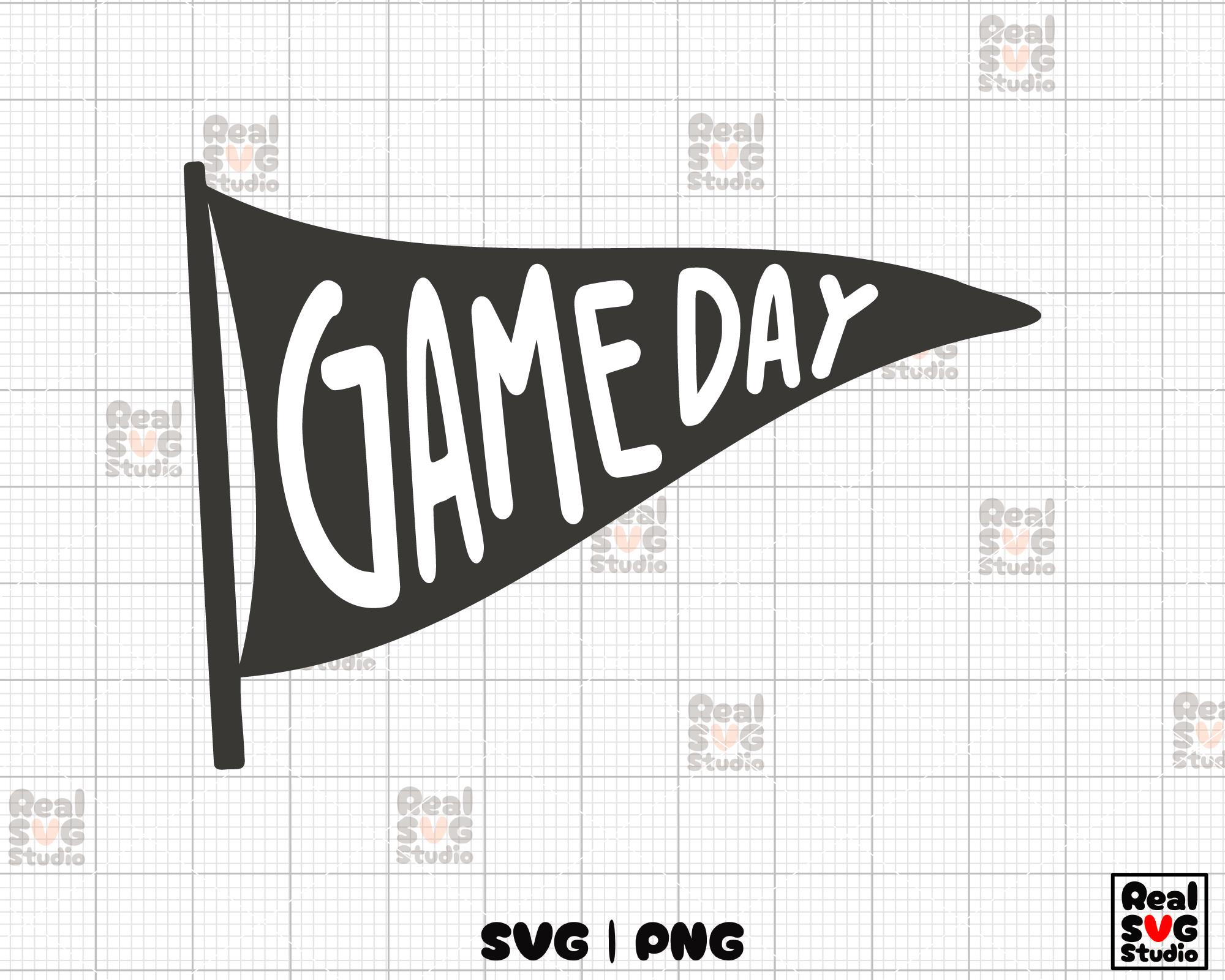 Game Day Pennant SVG PNG | Football, Baseball, Softball, Soccer ...