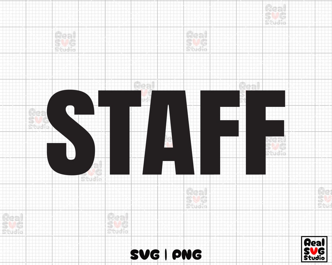 Staff SVG, PNG Digital Download | Staff Cut File Cricut & Silhouette - Etsy