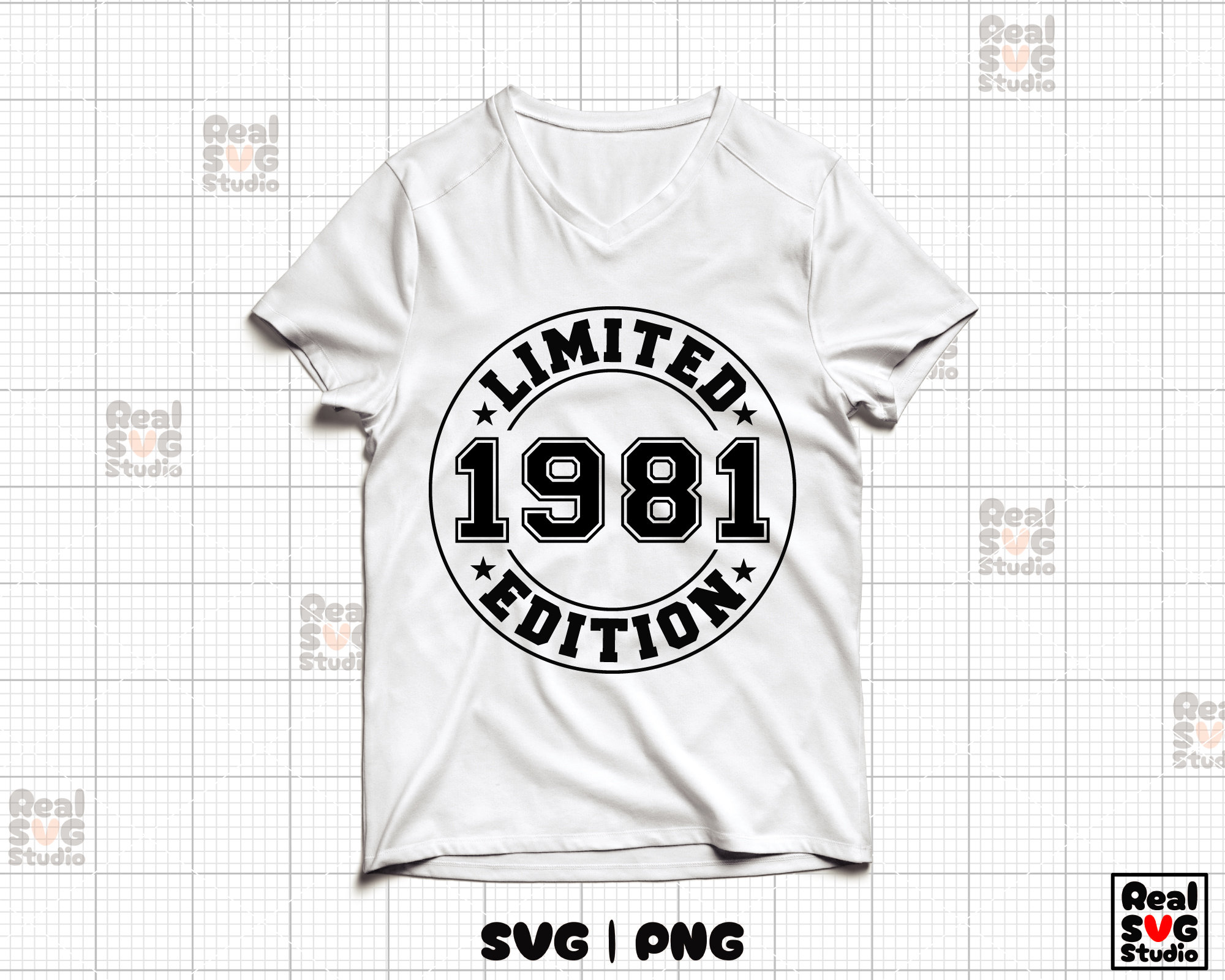 Limited Edition 1981 Birthday SVG PNG Cut Files - Etsy