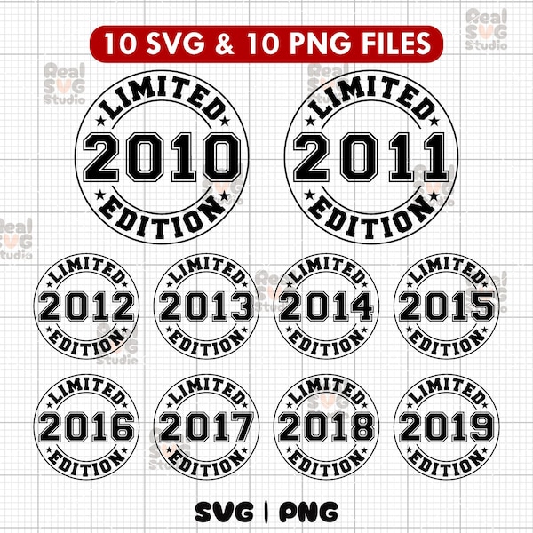 Limited Edition Svg - Etsy