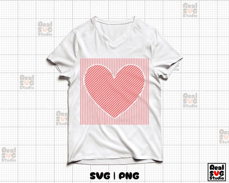 Descargas de San Valentín / Corazón retro de San Valentín SVG PNG ...