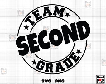 Second Grade PNG | Back to School Digital File | Teacher Echo SVG ...