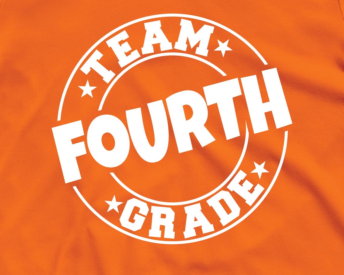 Team Fourth Grade SVG PNG | First Day of School Svg | Back to School ...