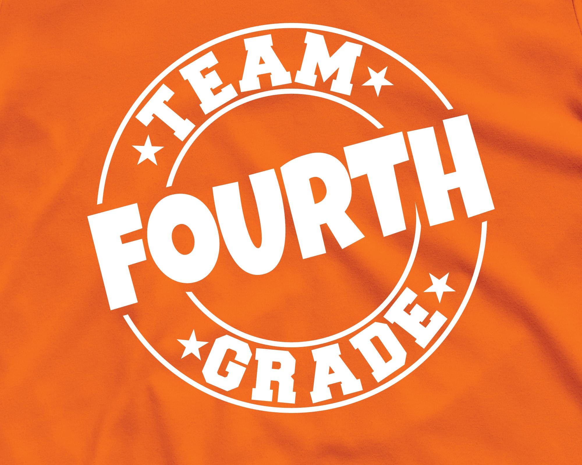 Team Fourth Grade SVG PNG | First Day of School Svg | Back to School ...