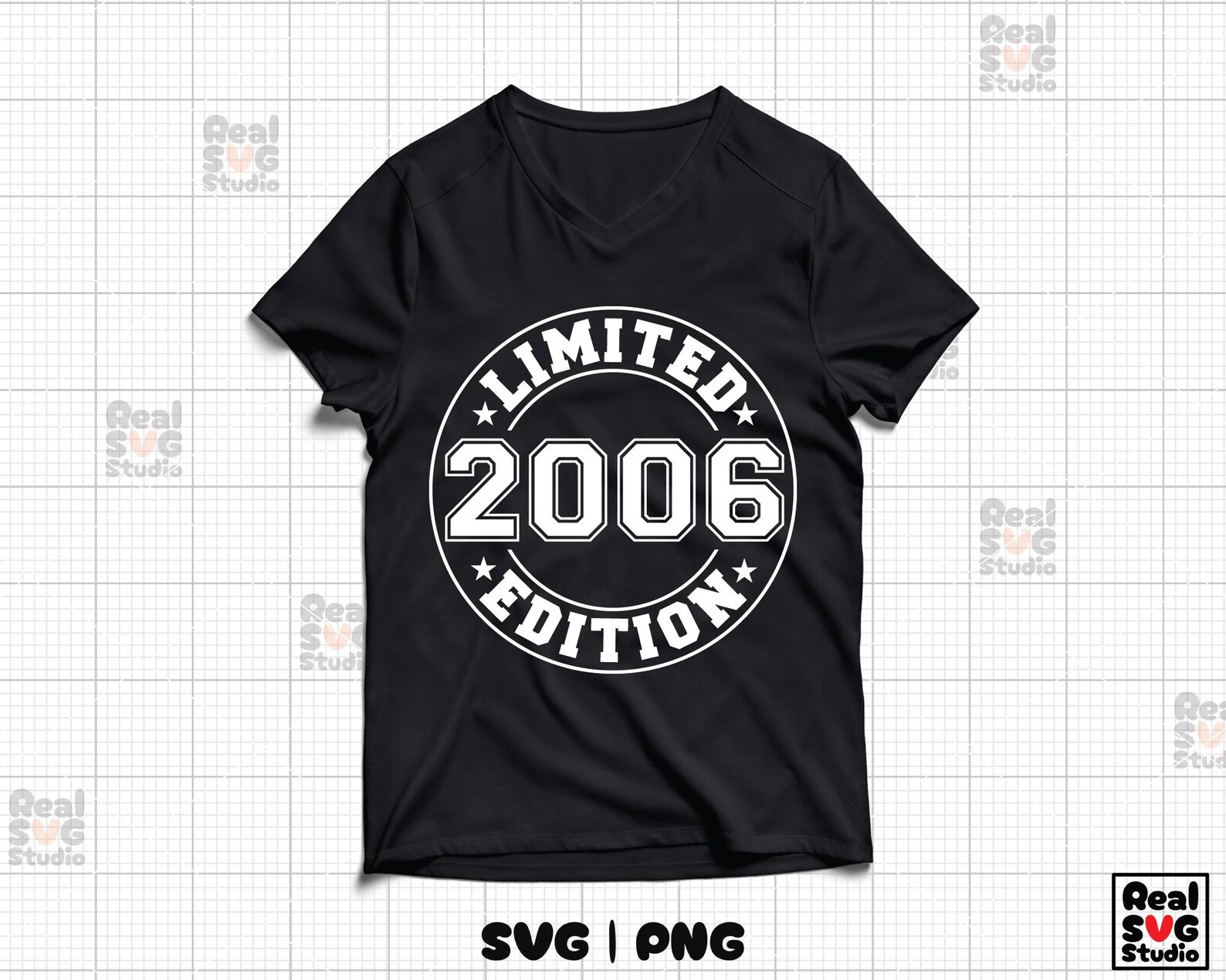 Limited Edition 2006 Birthday SVG PNG: Shirt Design Cut Files - Etsy