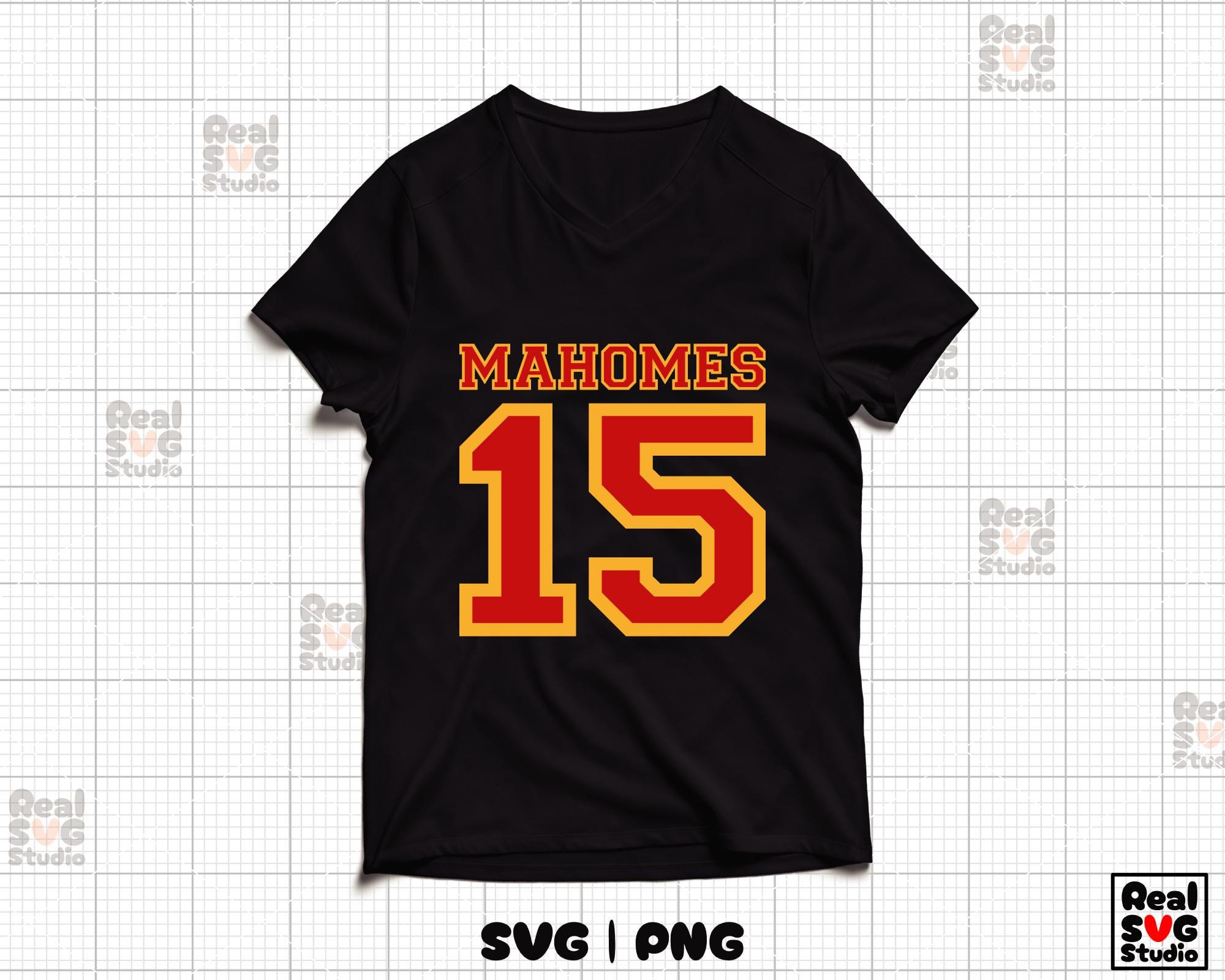 Mahomes 15 Jersey Design SVG PNG Cricut Cut File (digital Download) - Etsy