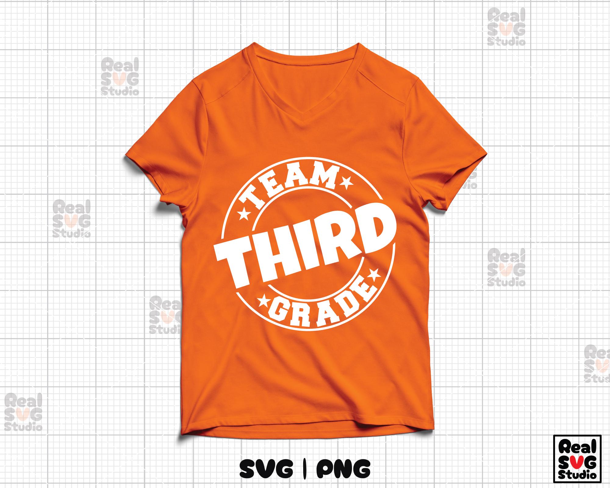 Team Third Grade SVG, PNG | First Day of School Svg | Back to School ...