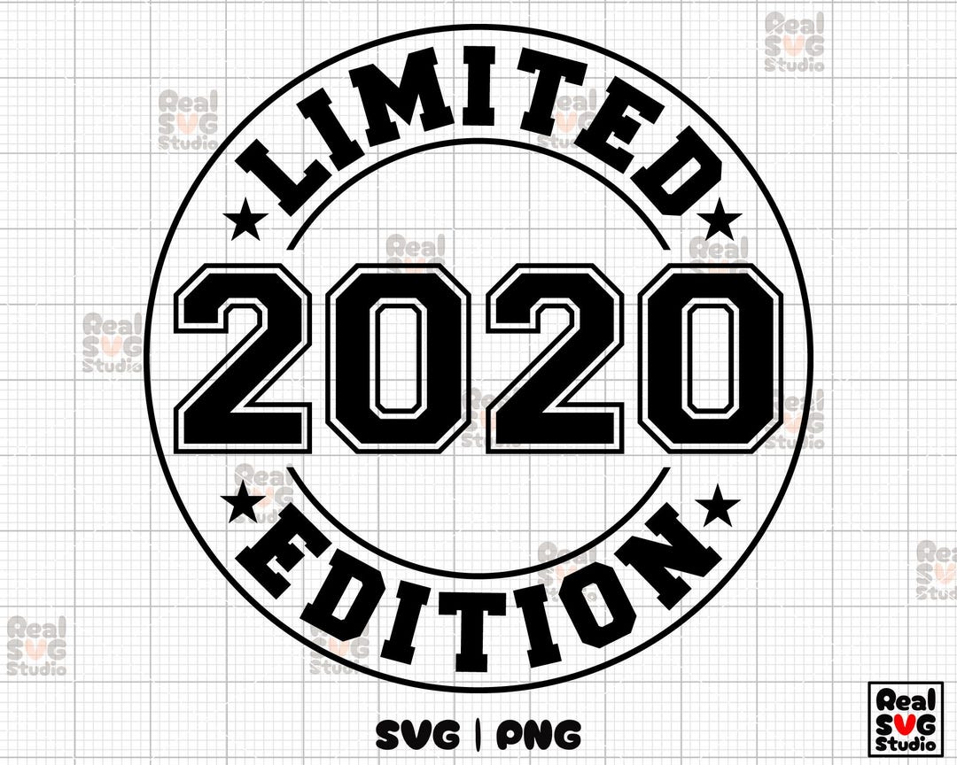 Limited Edition 2020 SVG, PNG: Birthday Cut File - Etsy