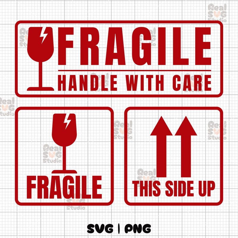 Png Fragile Stickers - Etsy UK