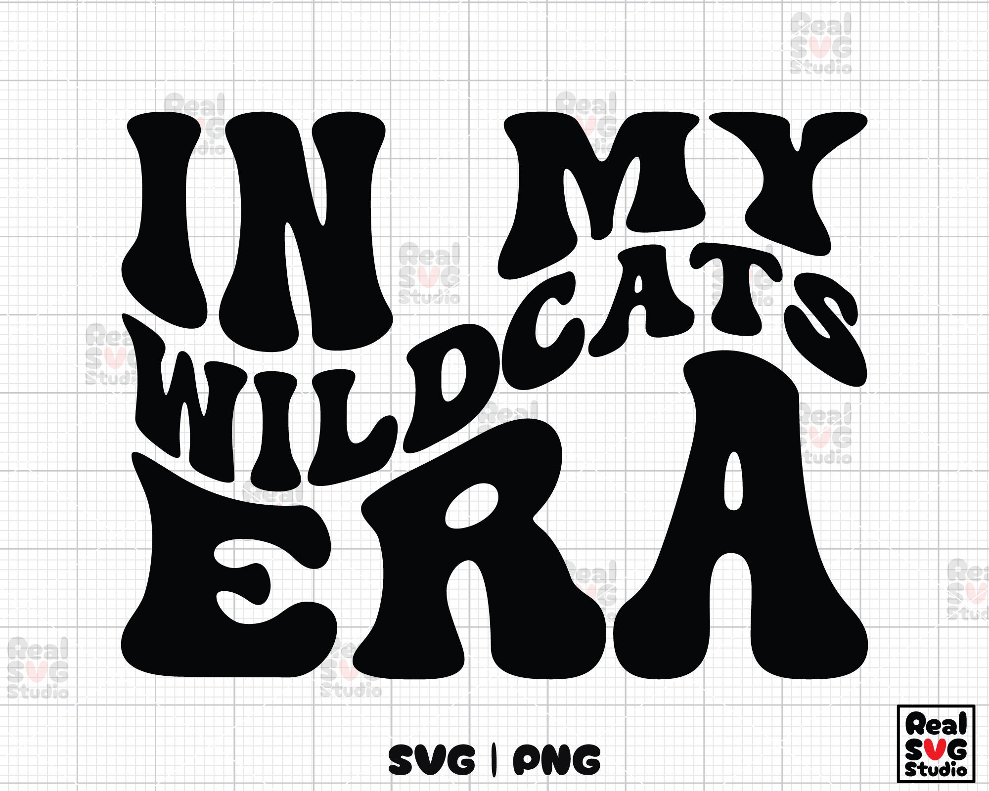 In My Wildcats Era SVG, PNG Digital Download | School Spirit | Retro ...