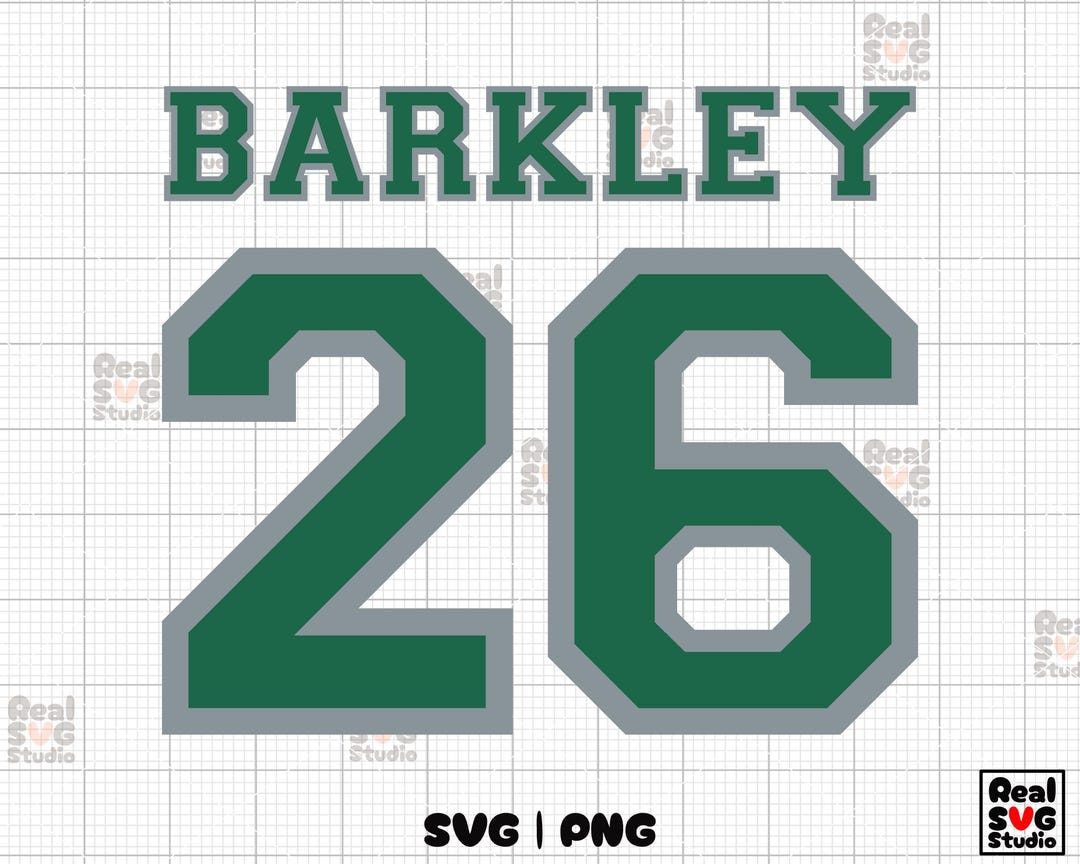 Barkley Jersey SVG PNG: Varsity Cut File, Iron on (digital File) - Etsy