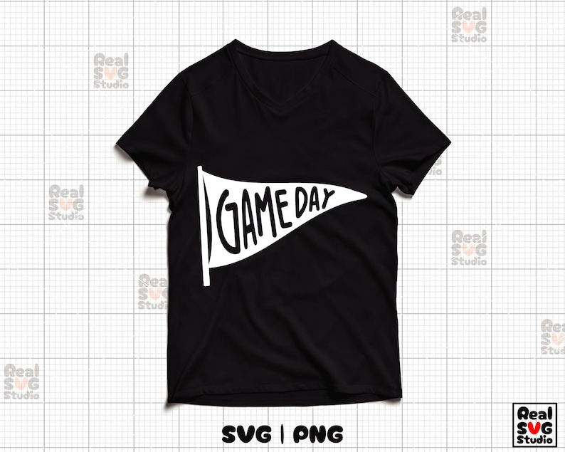 Game Day Pennant SVG PNG: Sports Team Cut File (digital Download) - Etsy