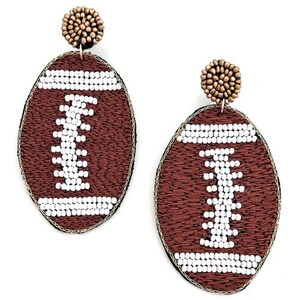 New! Beaded Sport Earrings/basketball Earrings/soccer Earrings/tennis ...