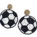 New! Beaded Sport Earrings/basketball Earrings/soccer Earrings/tennis ...