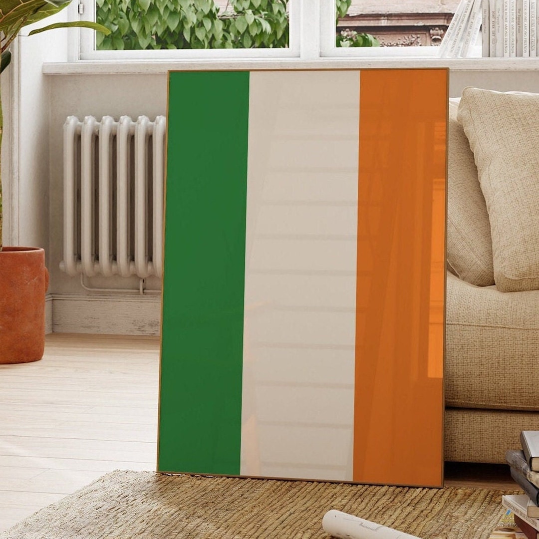 Irish Flag Print, Ireland Wall Art, St.patrick's Day, Ireland Home ...