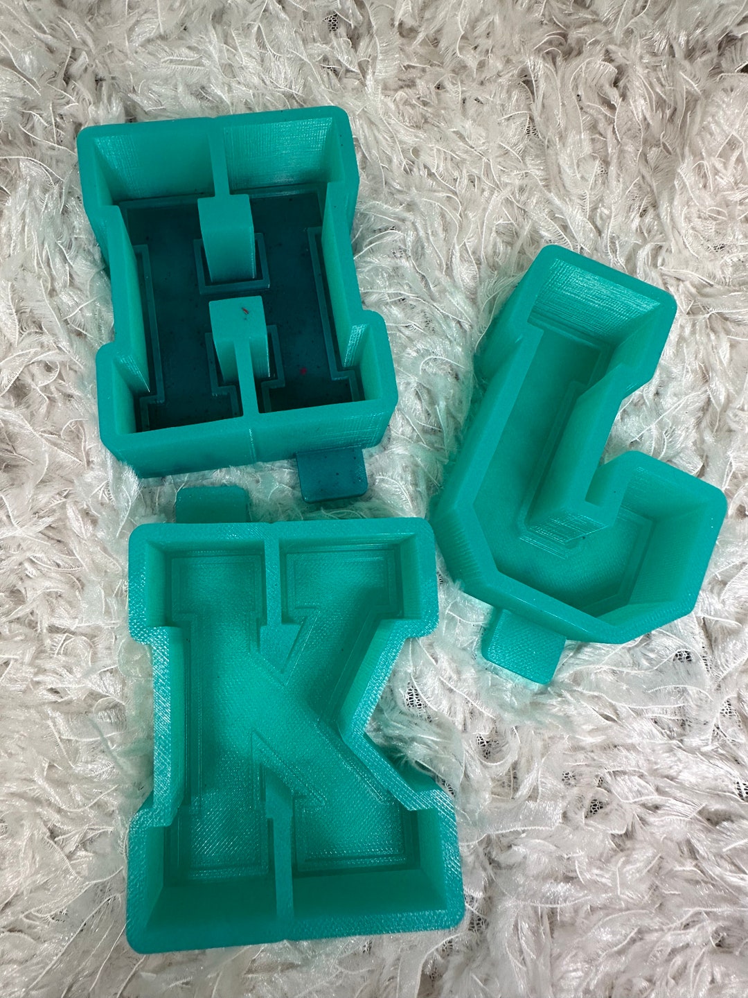 Alphabet Letters Freshie Vent Clips Silcone Mold for Car Freshies ...