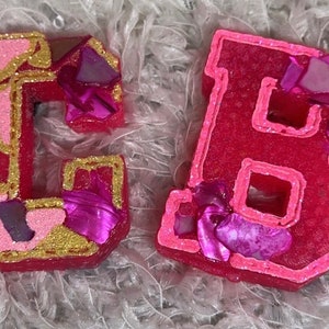Alphabet Letters Freshie Vent Clips Silcone Mold for Car Freshies ...