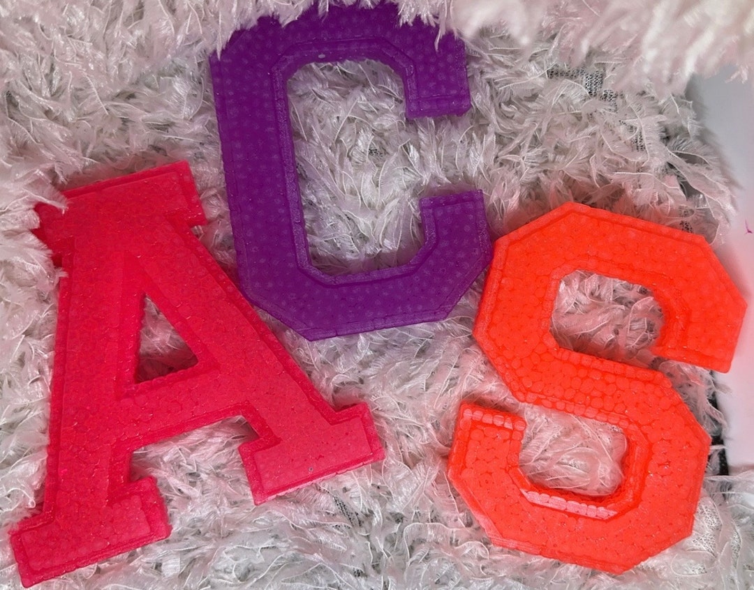 Alphabet Varsity Letter Freshies, School Spirit, Car Freshies, Initial ...