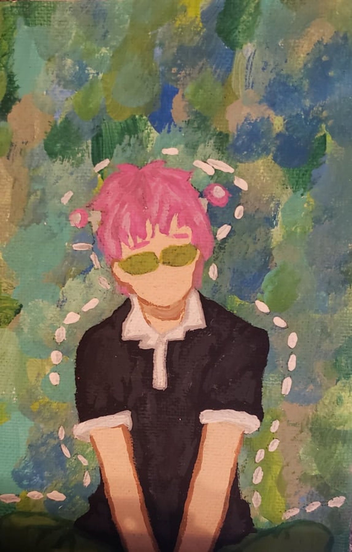 Saiki-k Painting - Etsy