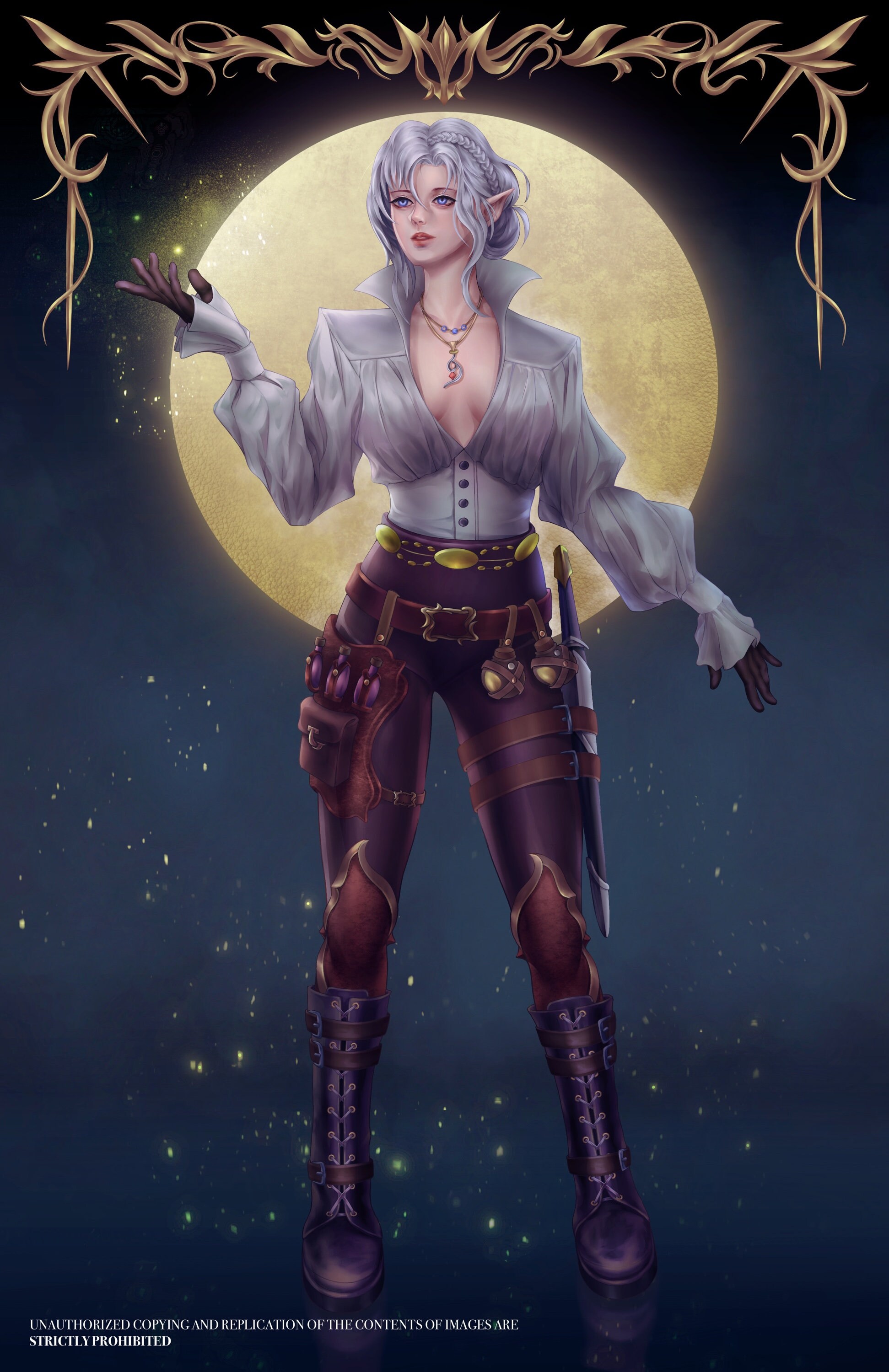 D&D Character Art Commission Portrait OC Card Games Illustration Fanart ...