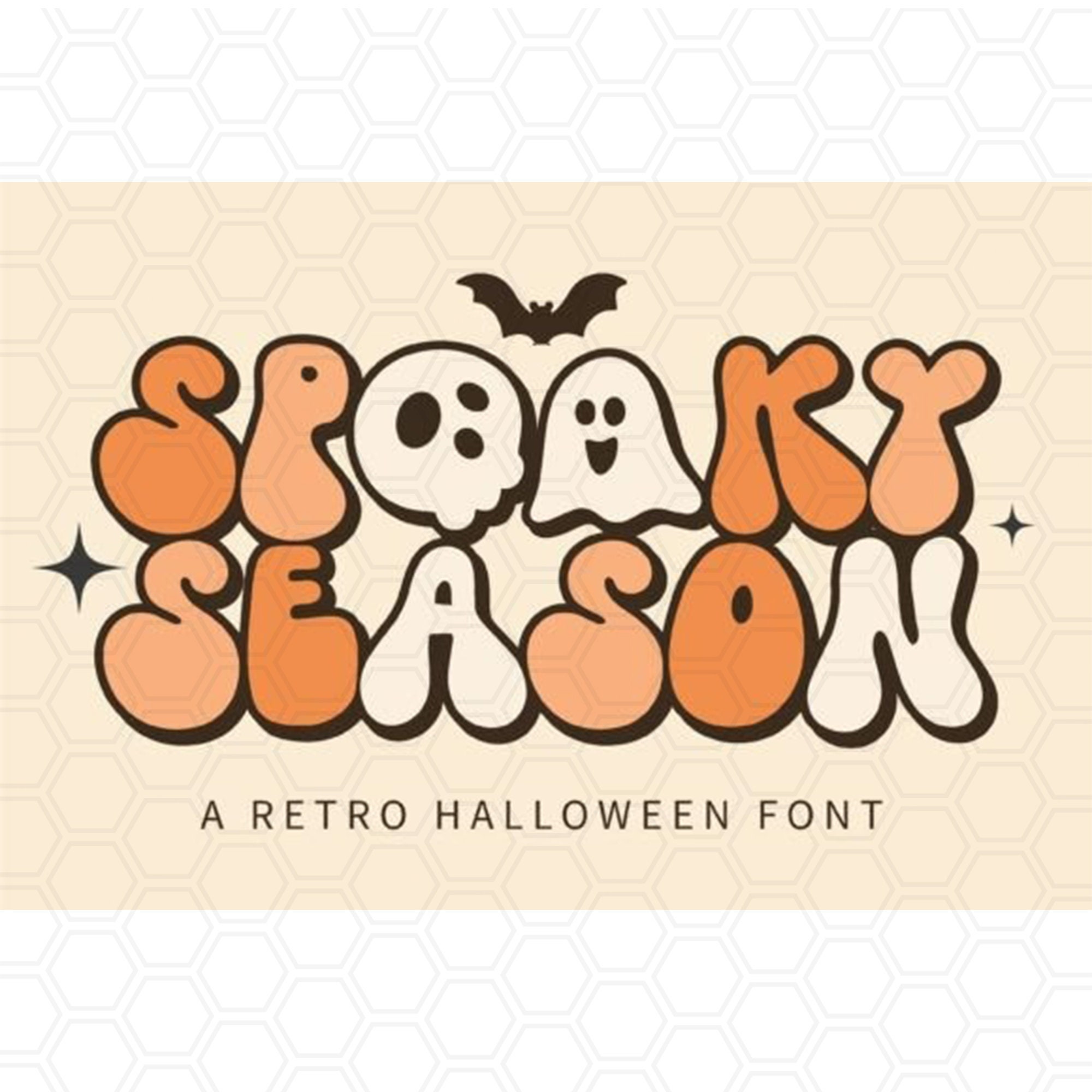 Retro Spooky Season Font, Halloween Font , Spooky Fonts, Dripping Font ...