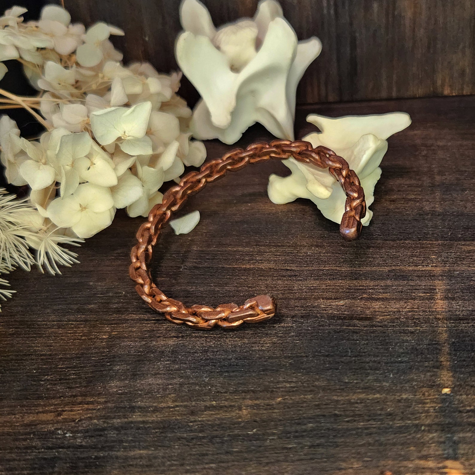 Wire Braid Copper Bracelet Size Extra Large - Etsy