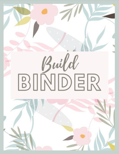 Build Binder (pastel) - Etsy