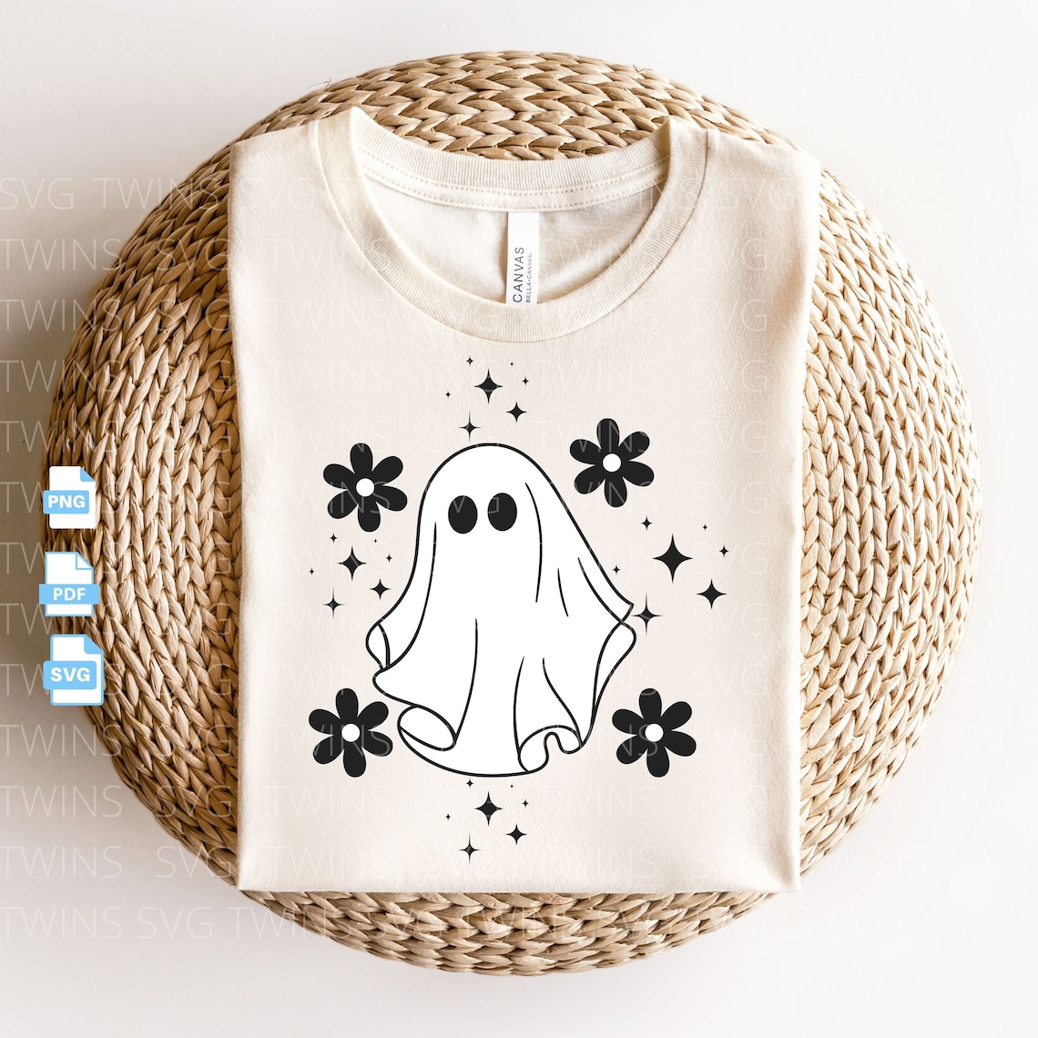 Retro / Groovy Ghost SVG PNG , Cute Ghost Svg Png . Fall 2022 Svg ...