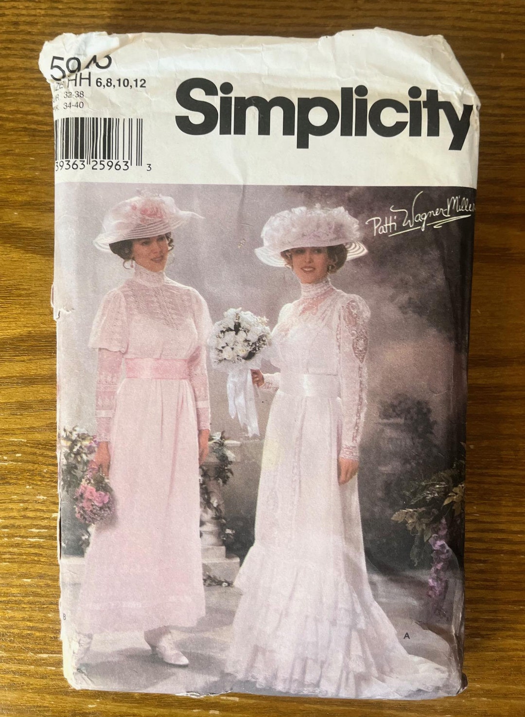 Simplicity 5943 Edwardian Gowns Costume Pattern Sizes 6 12 - Etsy