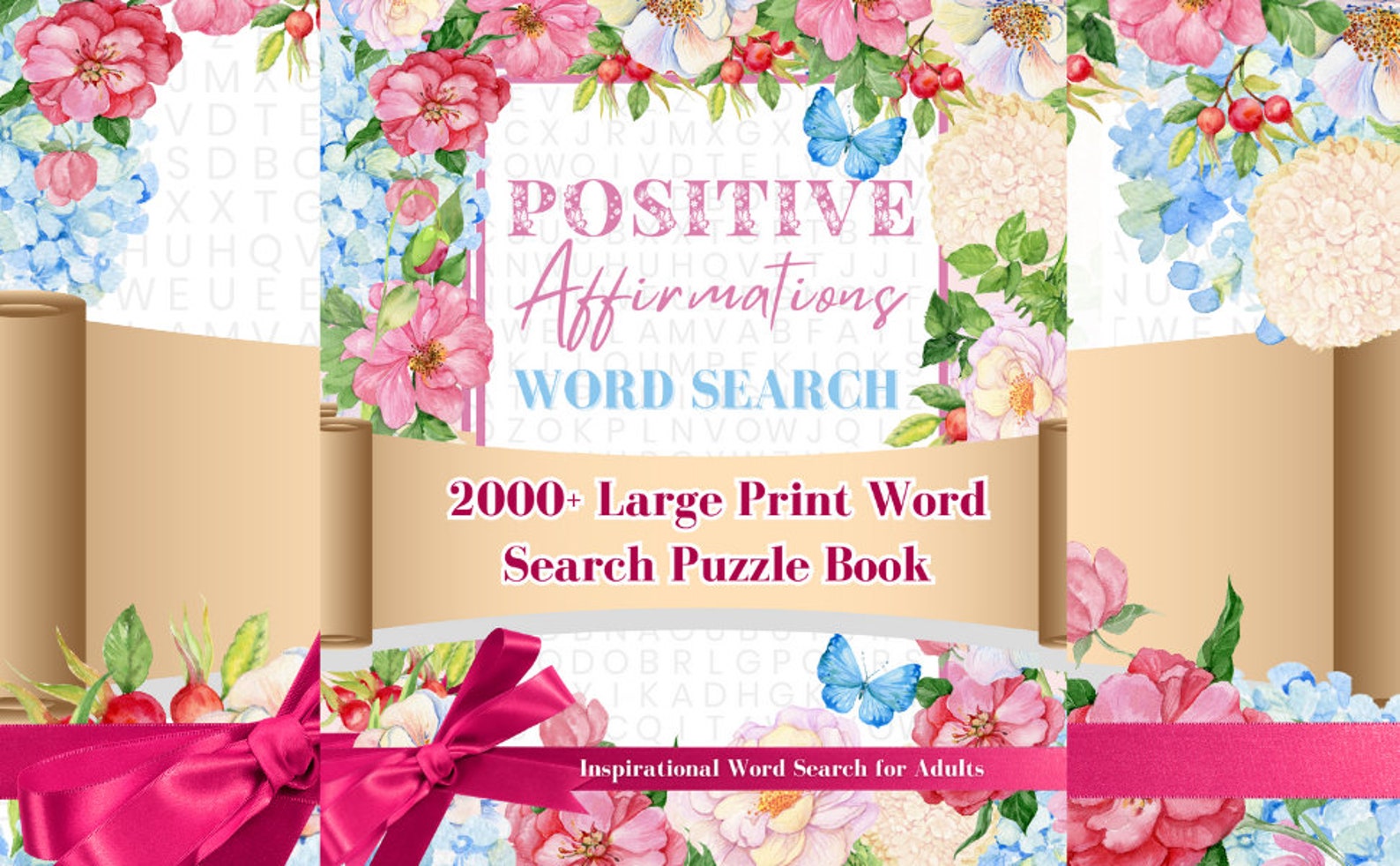 Positive Affirmations Word Search for Adults Word Search Printable Word ...