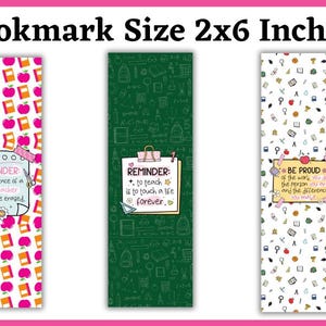 Teacher Bookmarks Teacher Appreciation Gift for Educators Bookmarks for ...