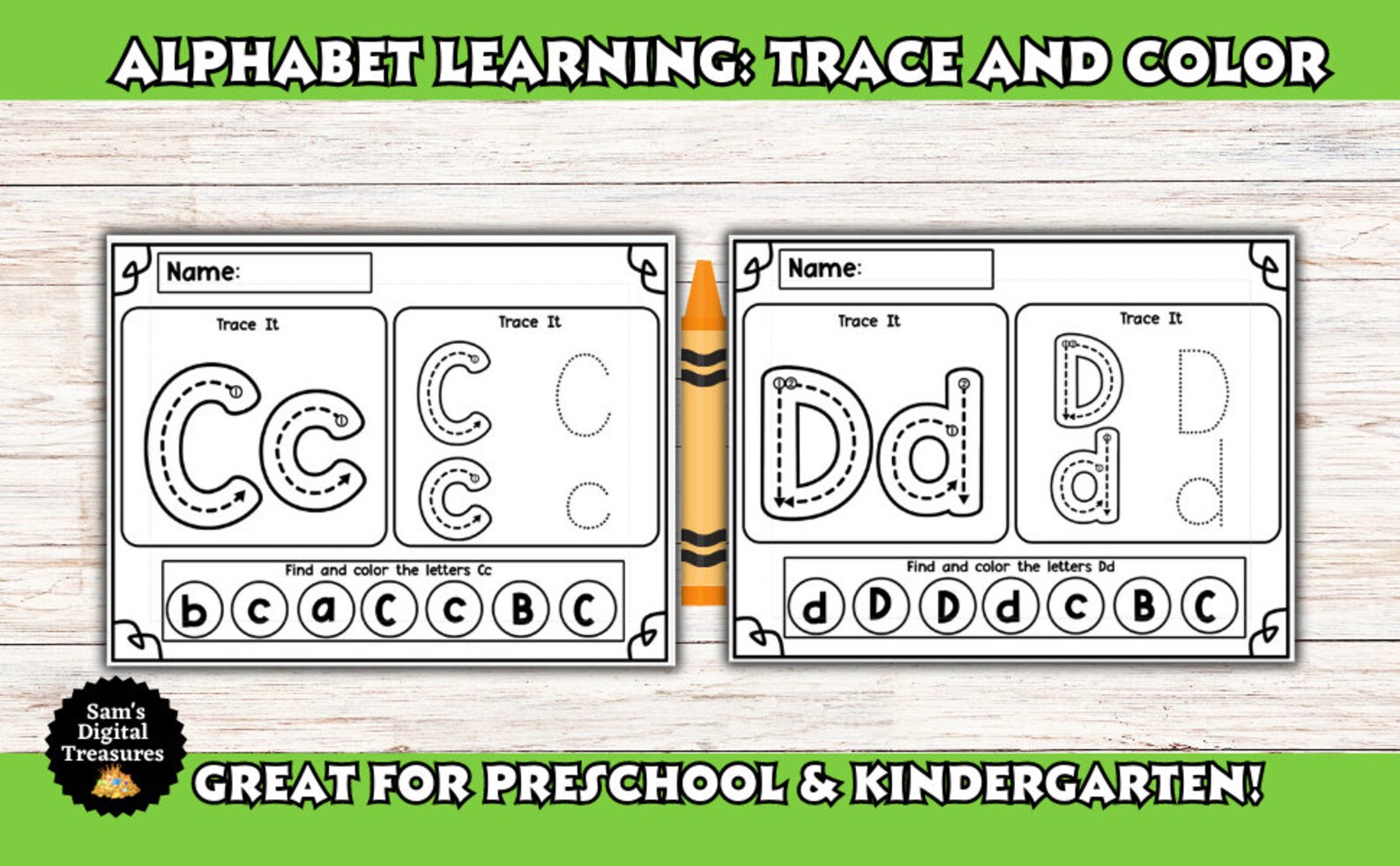 Alphabet Trace and Color Sight Words Worksheets Handwriting Practice ...