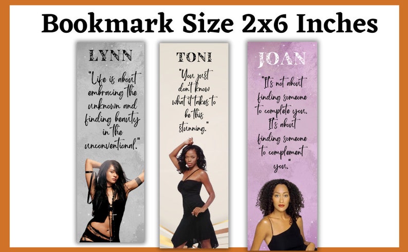 Girlfriends TV Show Bookmarks: Set of 6 Printable Bookmarks (digital ...