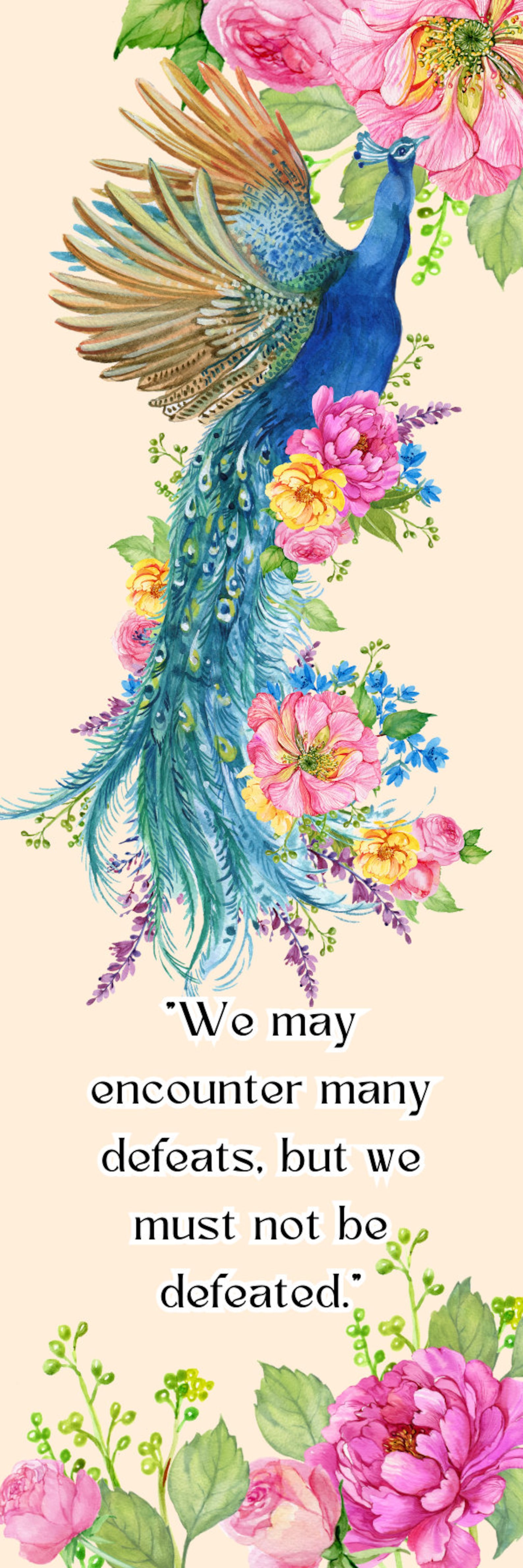 Set of 6 Maya Angelou Bookmarks Maya Angelou Quotes Bookmark Book ...